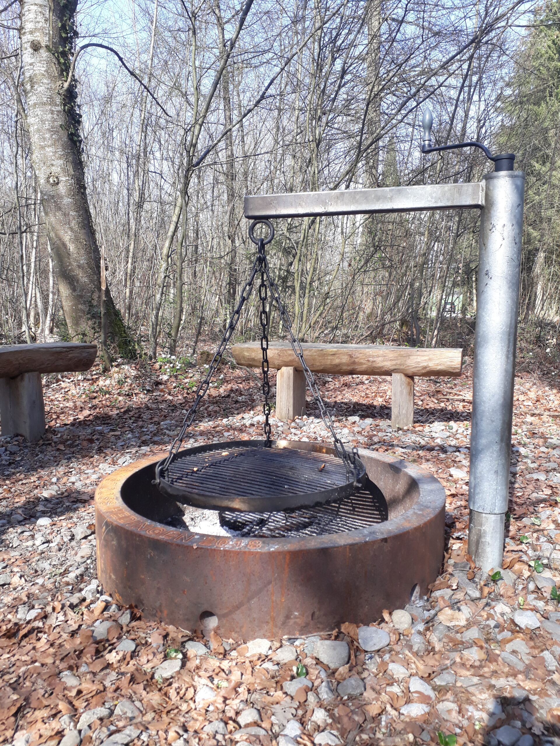 Feuerring mit Kurbel - Bosi's Werkstatt